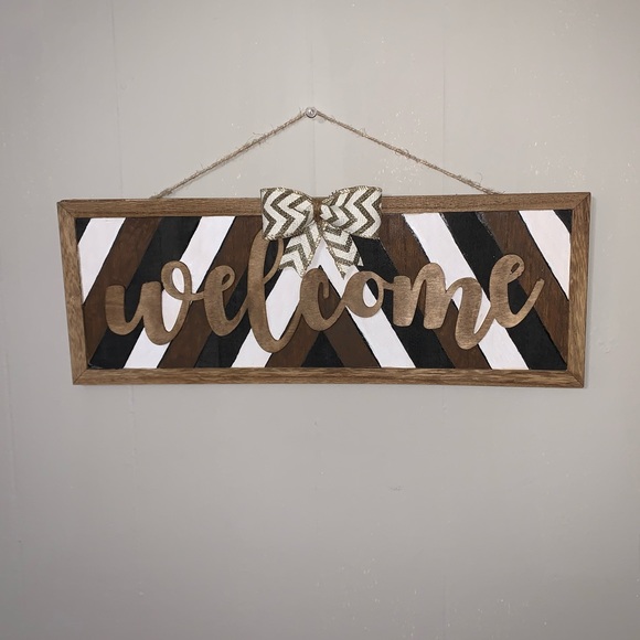Accents | Hand Painted Boho Welcome Sign | Poshmark